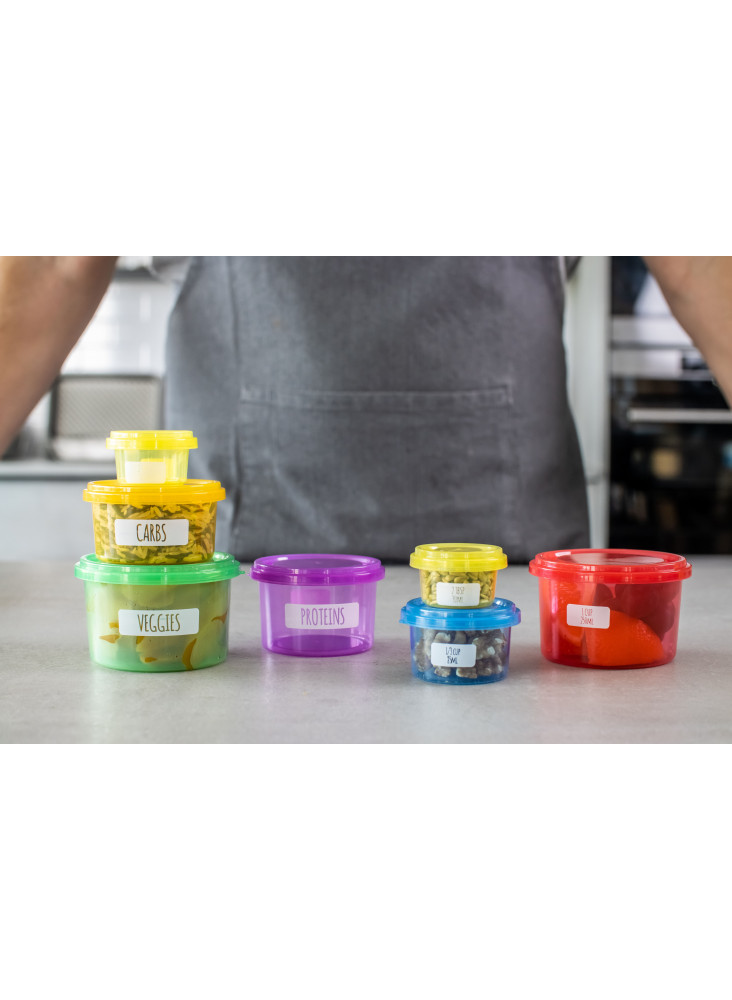 KitchenCraft Healthy Eating Stacking Portion Control Pots